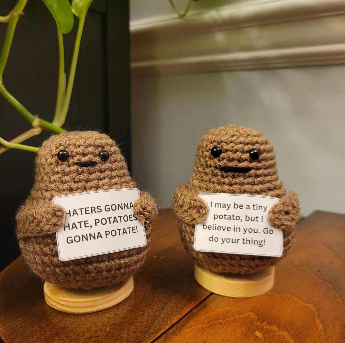 Positive Potato, Emotional Support Potato, Motivational Gift - Etsy