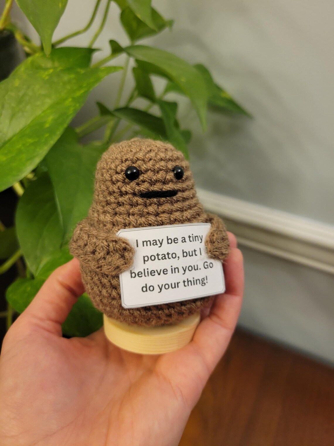Positive Potato, Emotional Support Potato, Motivational Gift - Etsy