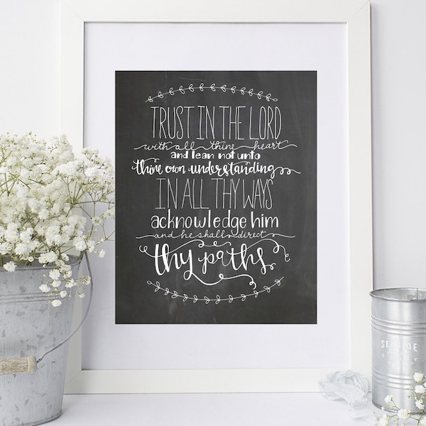 Verse Chalkboard - Etsy
