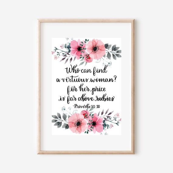 Proverbs 31 10 31 Printable