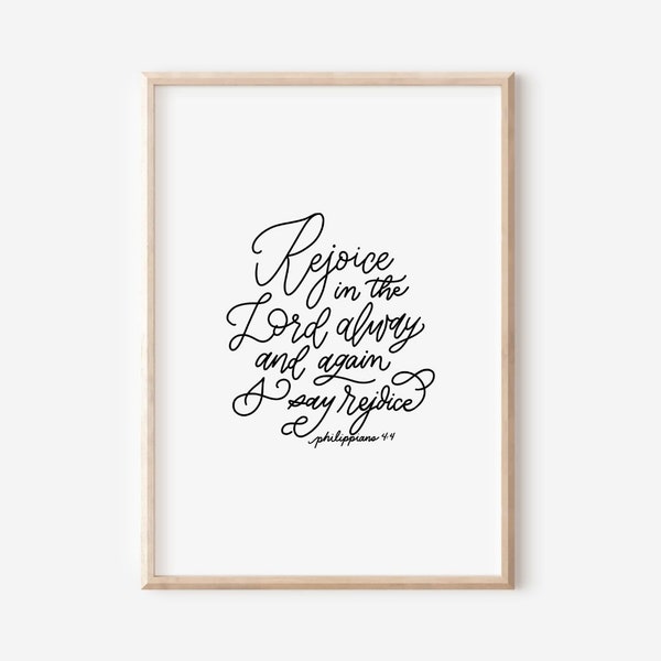 Always Rejoice Printable - Etsy