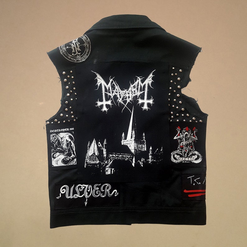 Mayhem backpatch black metal back patch | Etsy