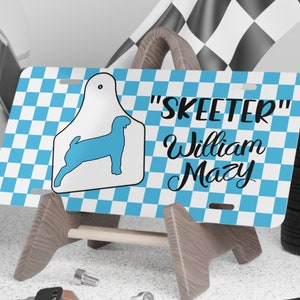 Custom Livestock Show Stall Sign-livestock Show Animal-license/vanity ...