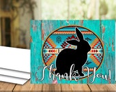 Printable 4x6-inch Thank You Card Livestock Show Rabbit - Etsy