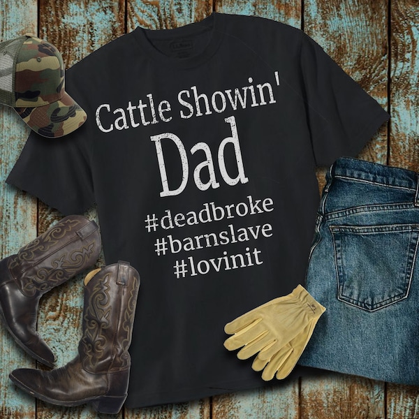 Cattle Show Dad Shirts - Etsy