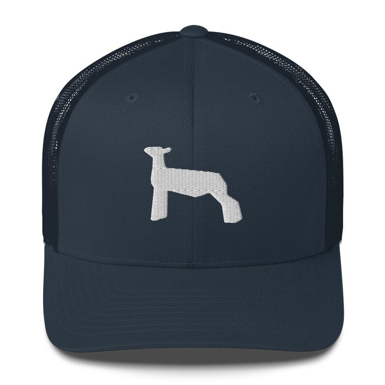 Show Lamb Trucker Cap | Livestock Show Sheep Cap | Mesh Back Mid ...