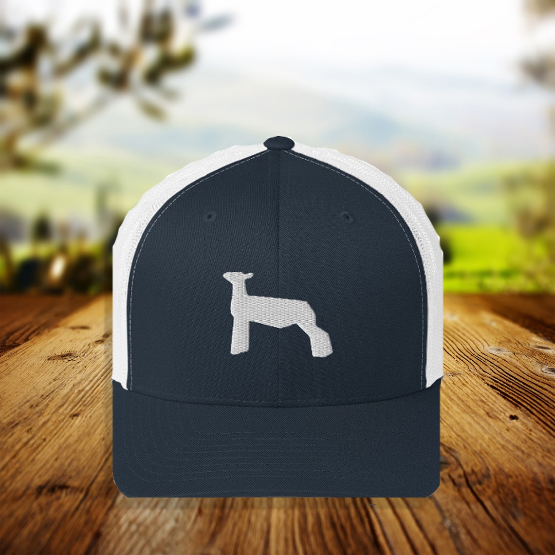 Show Lamb Trucker Cap | Livestock Show Sheep Cap | Mesh Back Mid ...
