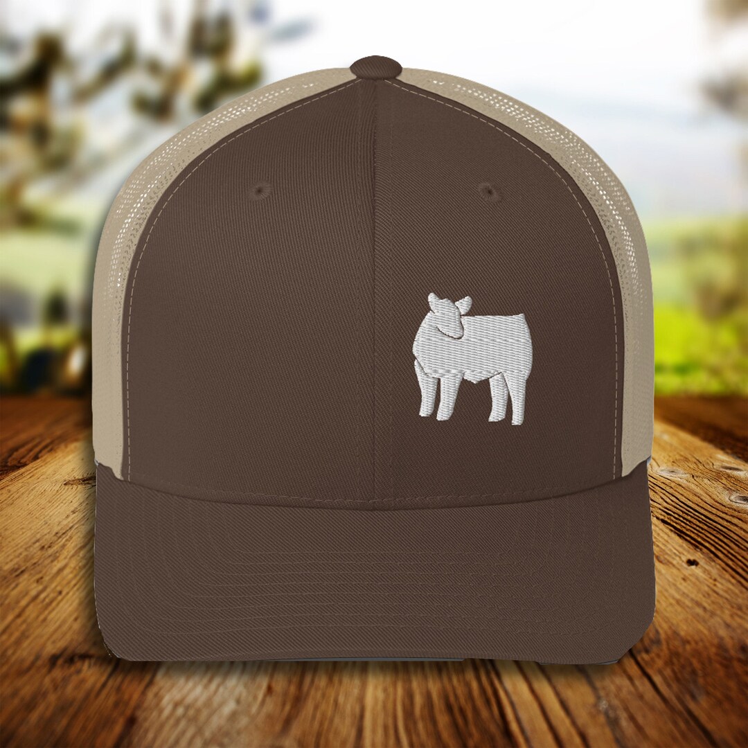 Cute Livestock Show Heifer Trucker Cap Show Cow Cap 4H Steer - Etsy