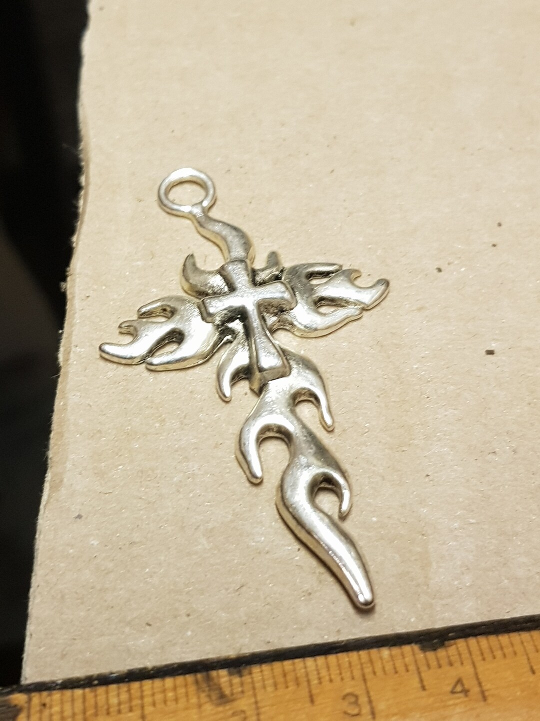 Vintage Viking Swedish Crucifix Cross Religious Icon Piece Boho Retro ...