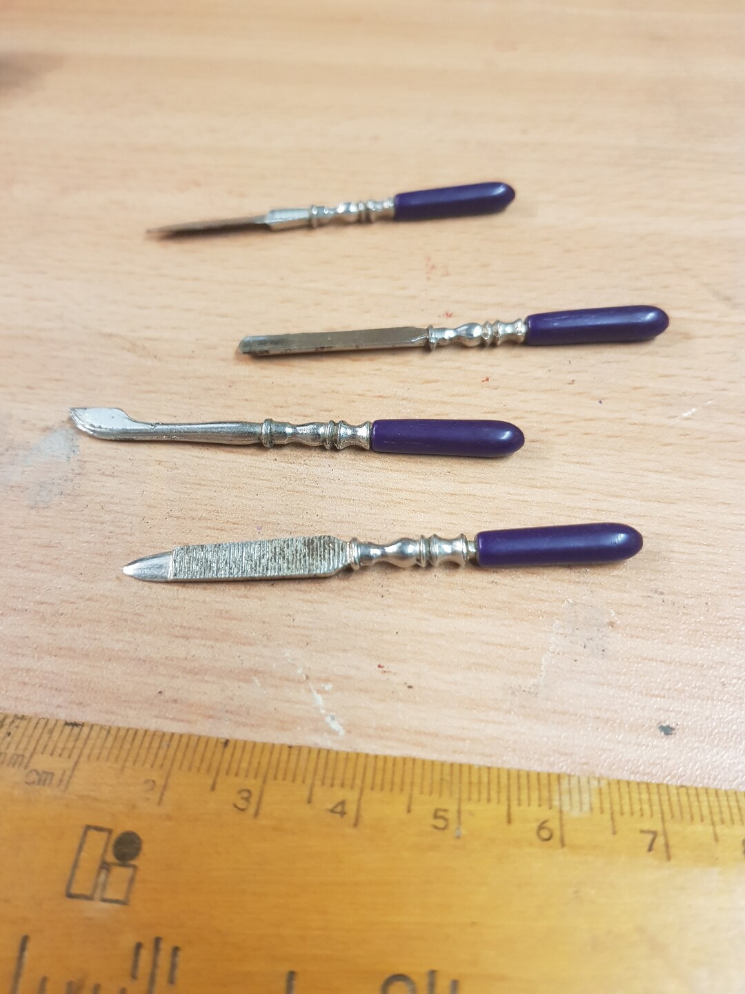 Vintage 1950s Plastic Metal Manicure Set Handbag Boho Kitsch Christmas ...