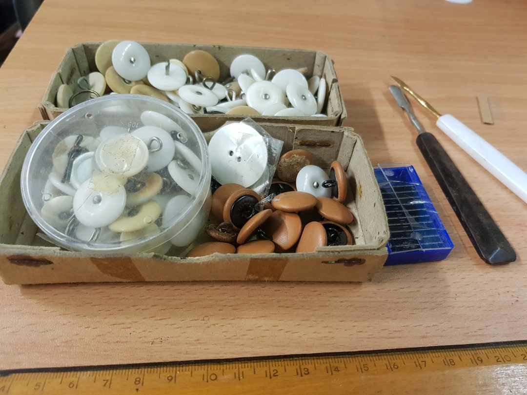 Vintage Large Job Lot Box Buttons Haberdashery Pieces Craft Pieces ...