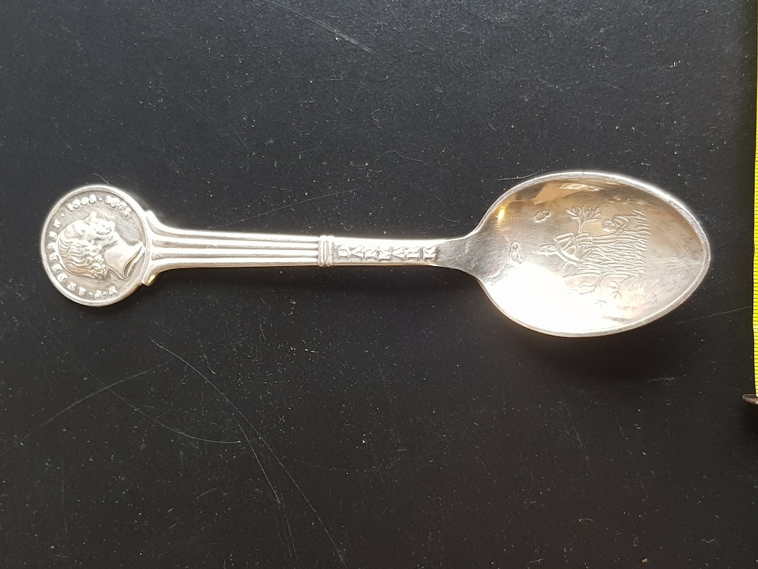 Vintage Silver? Plated? Danish Coin Spoon Great Piece Nordic Kitchen ...