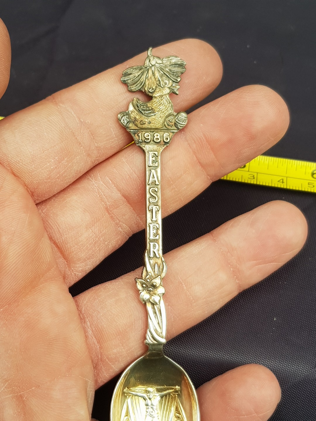 Vintage 1986 Church Religious Spoon Piece Souvenir Icon Item Unusual ...