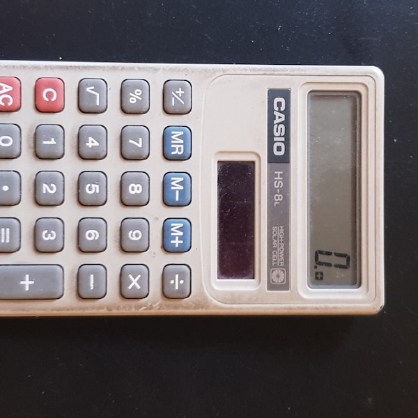 Casio Vintage Calculator - Etsy