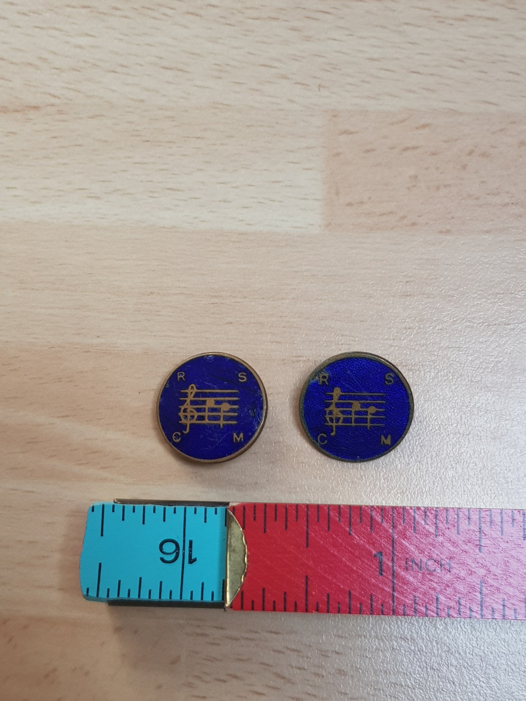 Vintage Mid Century 1950s Music Grading Notes Orchestra Badge Awards ...