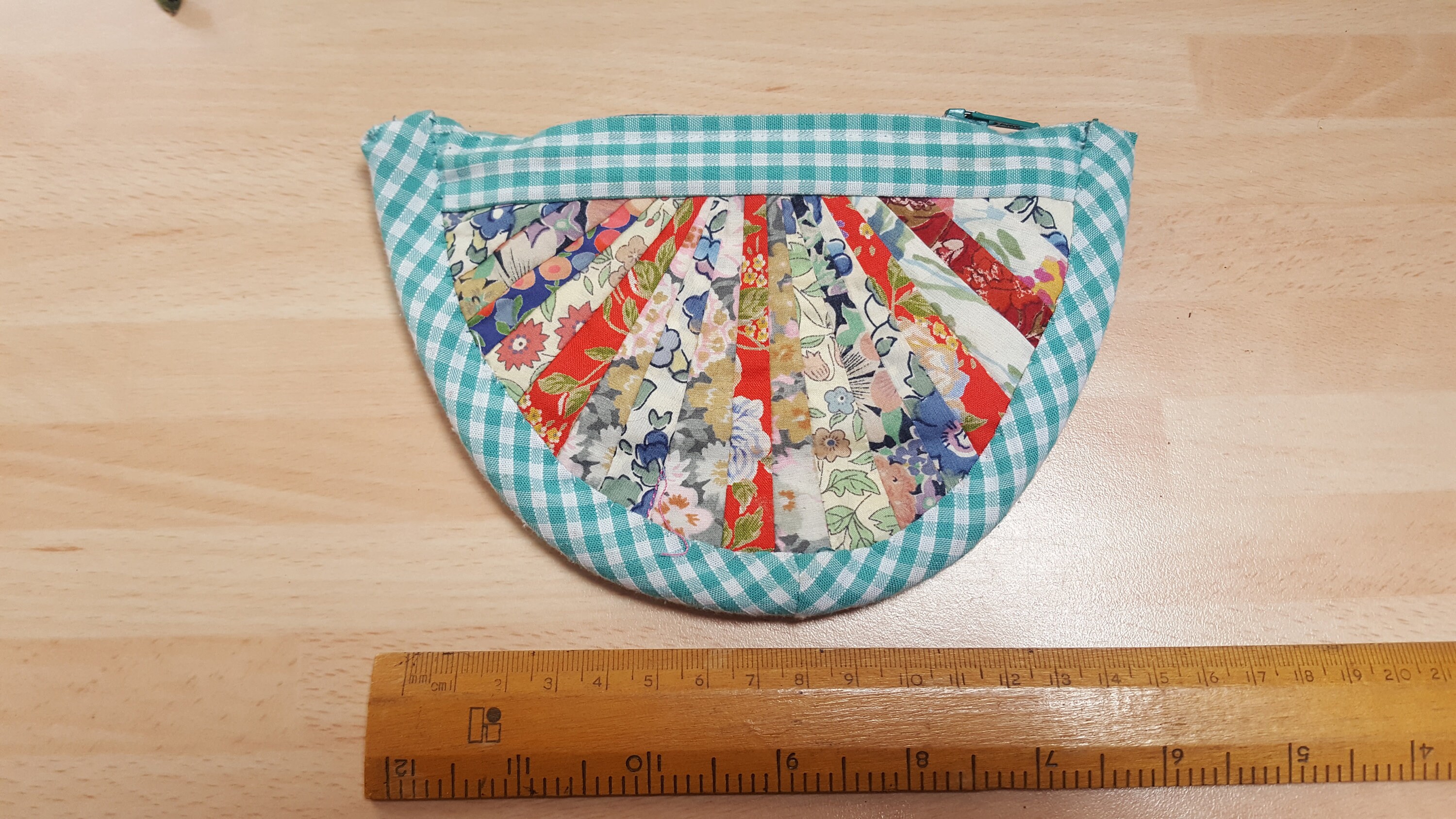 Vintage 1950s Handmade Material off Cut Purse Wallet Pouch - Kitsch ...