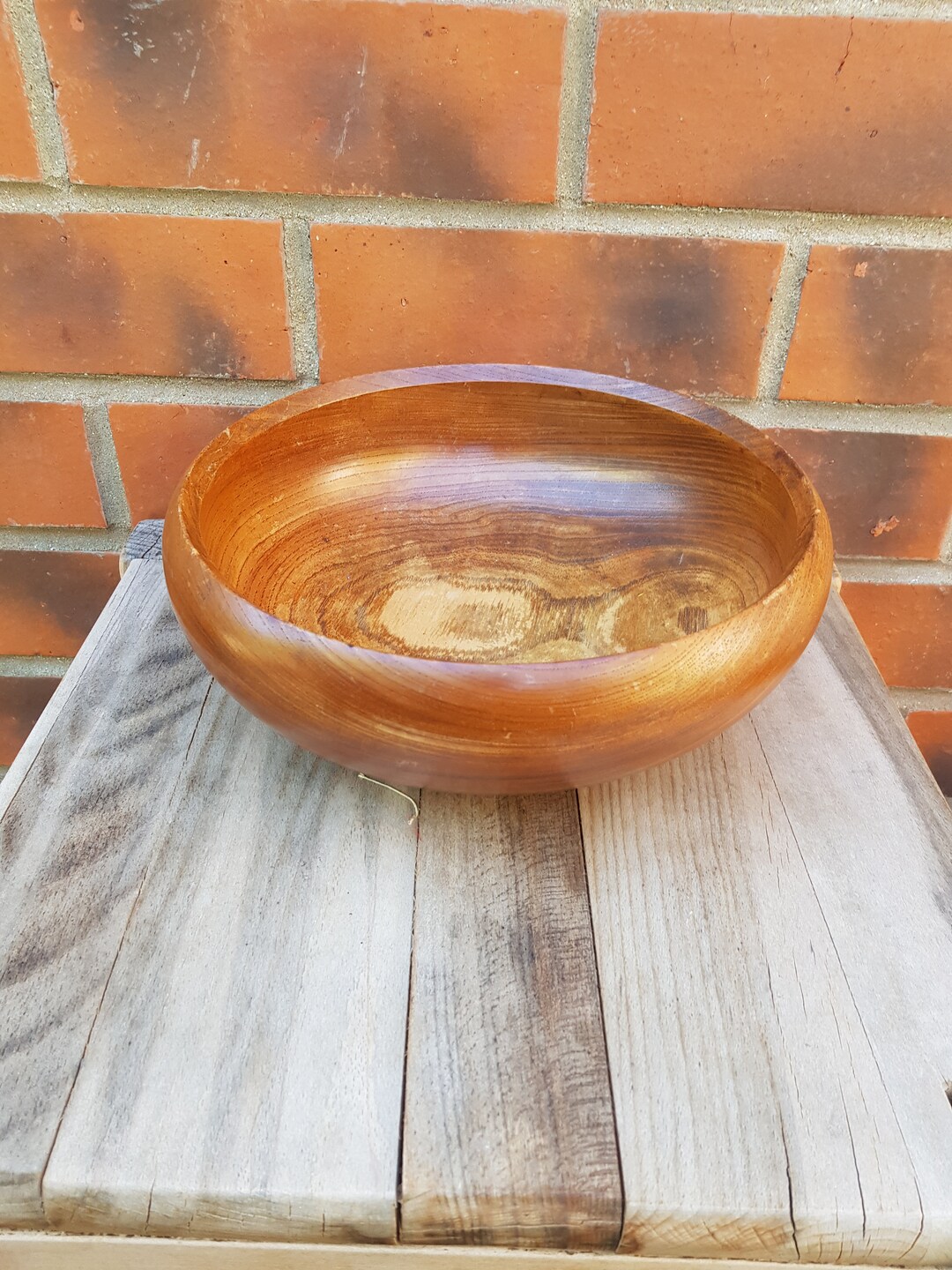 Antique 19th Century Wooden Church Communion Bowl Centre Piece Altar ...