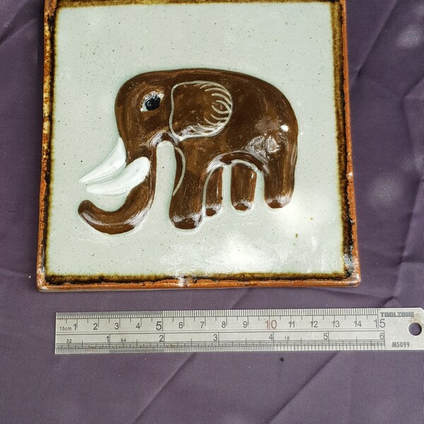Elephant Tile - Etsy