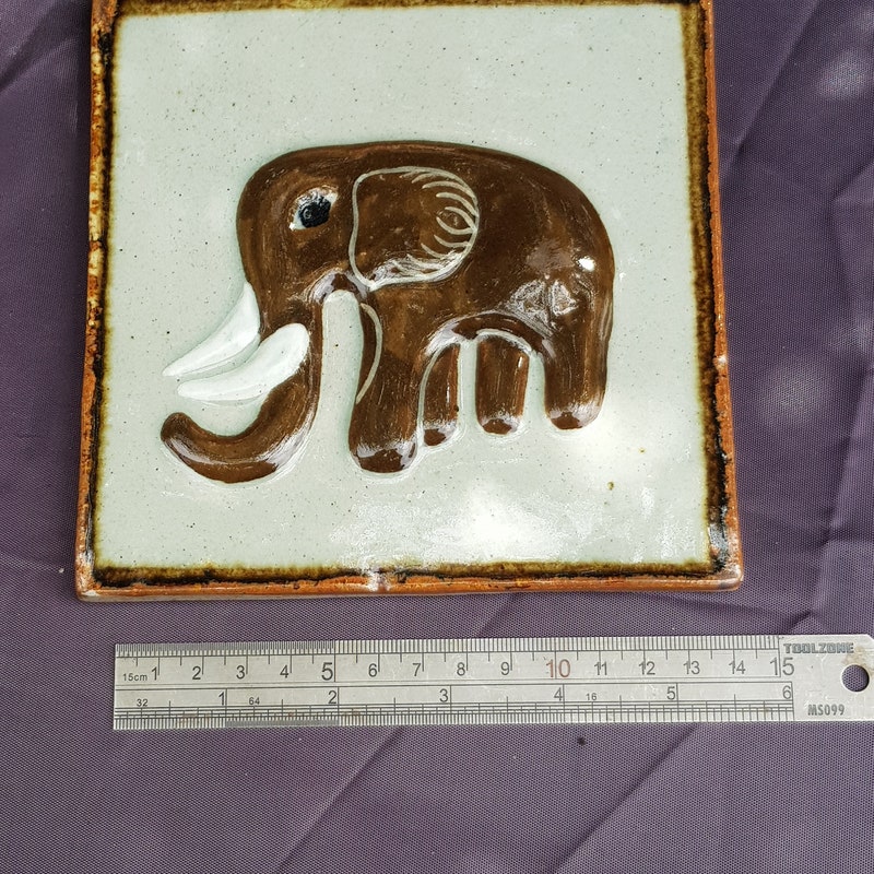Elephant Tile - Etsy