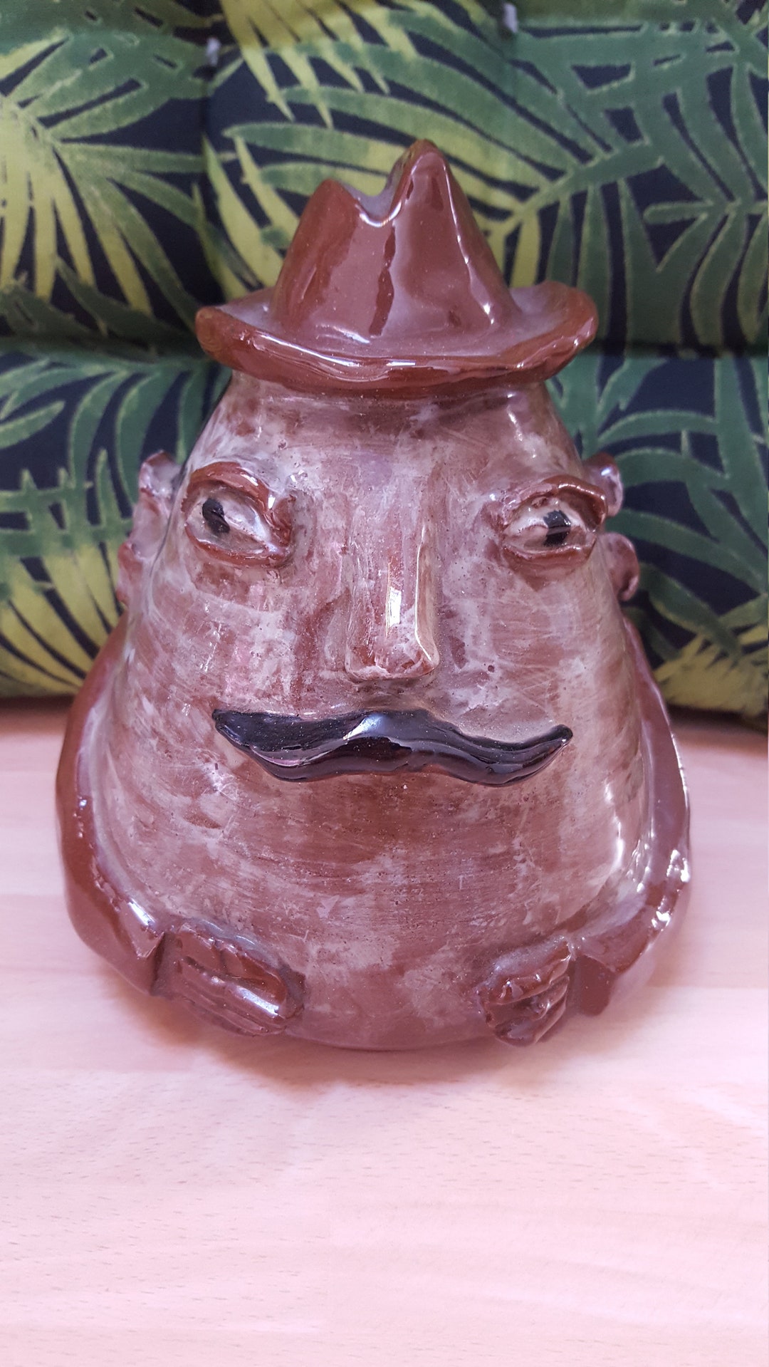 Vintage French Art Deco 1950s Money Box - Kitsch Chic Boho Piece Mid ...