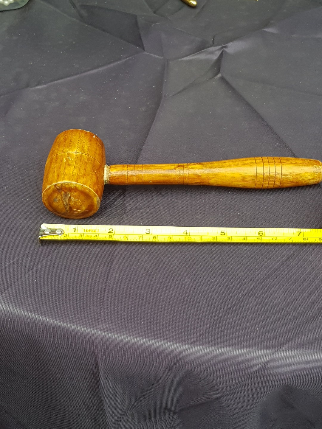 Antique Victorian Wooden Auction House Cattle Market Gavel Piece 1900s ...
