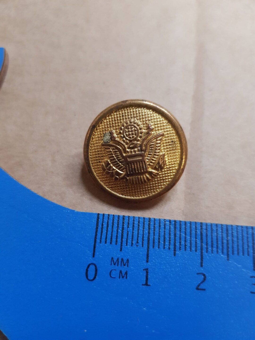 Vintage Ww2 Us Navy Army Military Button Badge Brooch Piece History ...