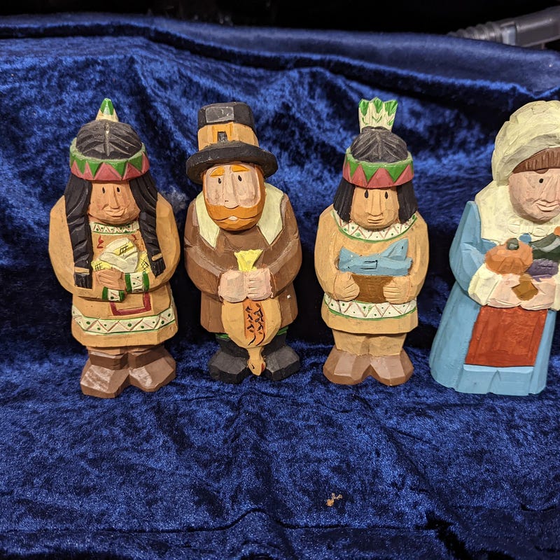 Pilgrim Table Figurines - Etsy UK