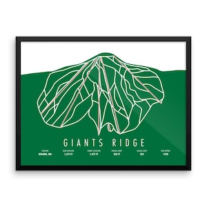 Giants Ridge Ski Trail Map, Giants Ridge MN, Giants Ridge Ski Resort ...