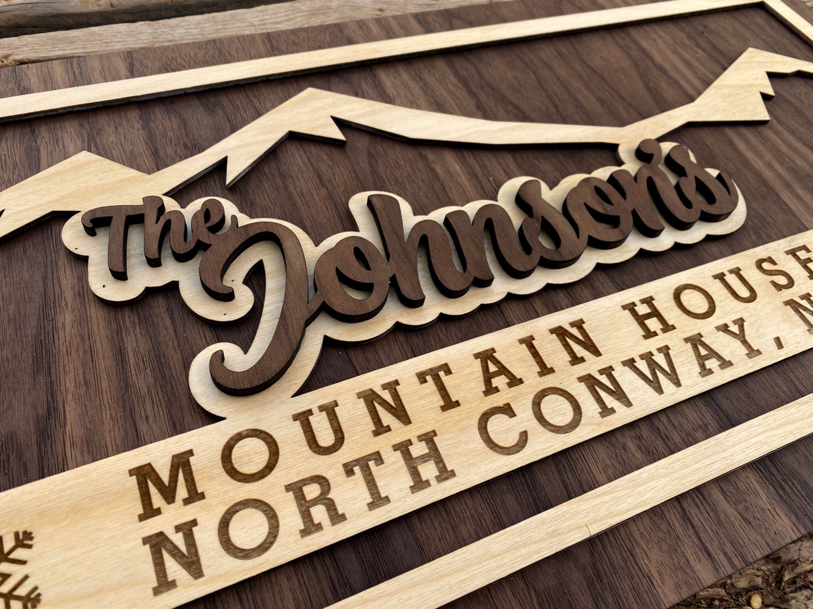 Mountain House-ski House Sign - Ski Decor for Your Family Lodge/house ...