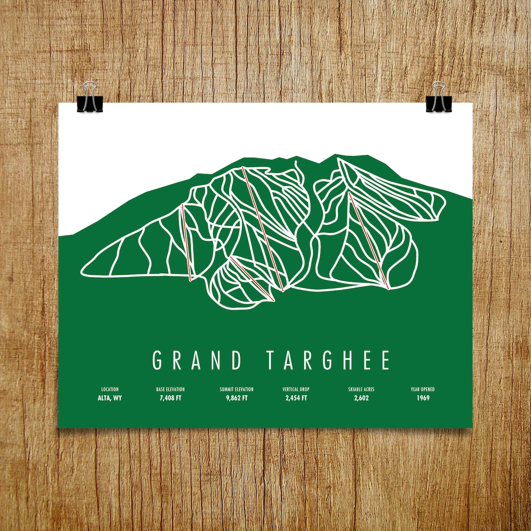 Grand Targhee Ski Trail Map