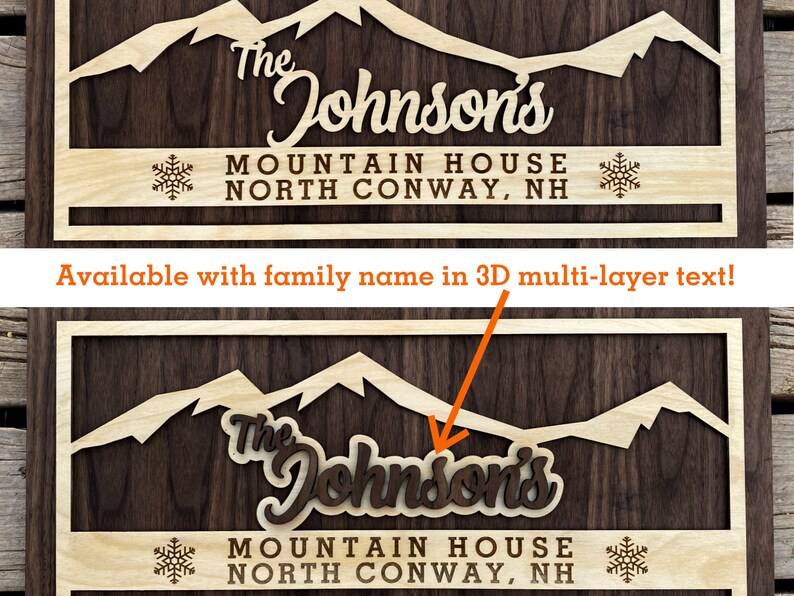 Mountain House-ski House Sign - Ski Decor for Your Family Lodge/house ...