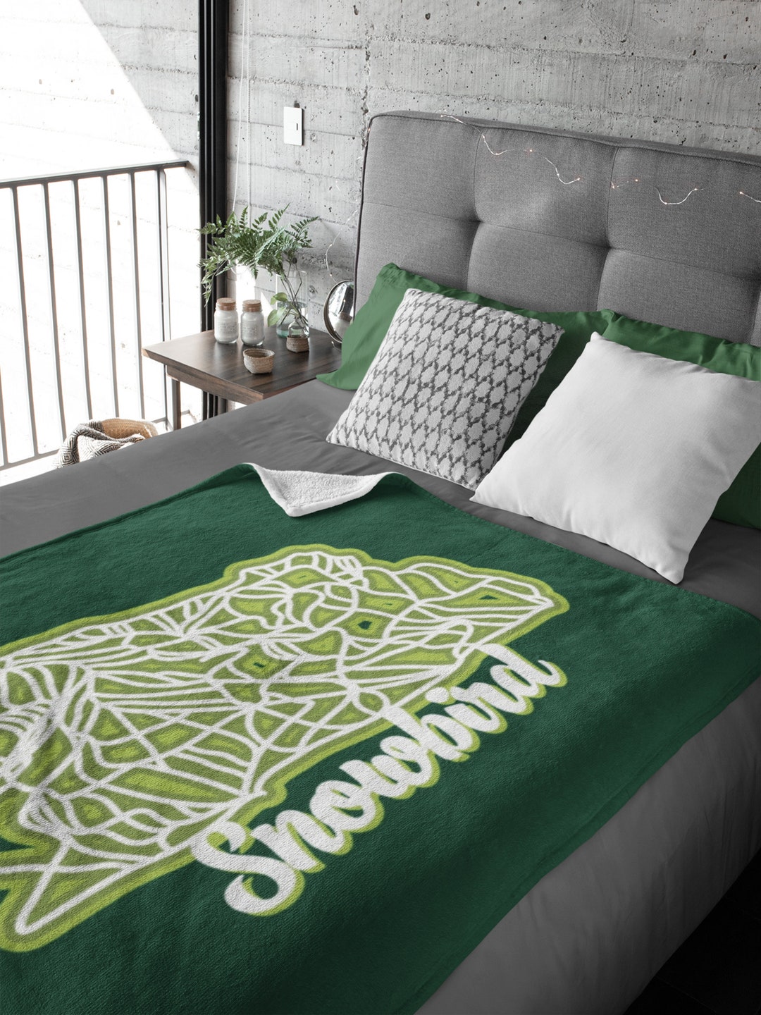 Snowbird Trail Map Throw Blanket Ski Gifts - Etsy