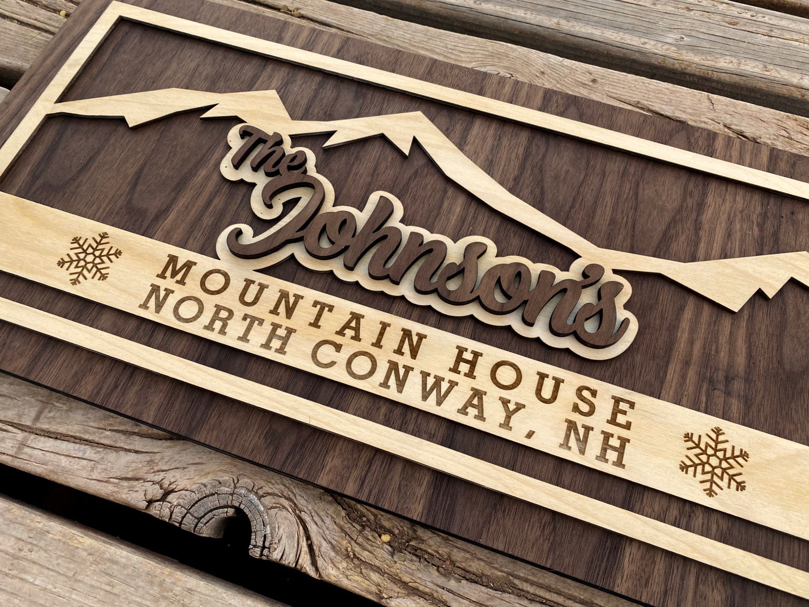 Mountain House-ski House Sign - Ski Decor for Your Family Lodge/house ...