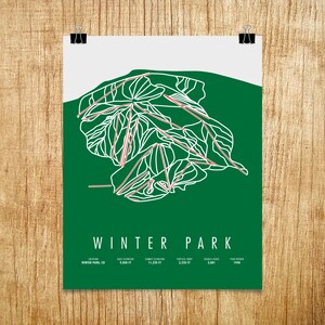 Winter Park Ski Trail Map, Winter Park CO, Winter Park Ski Resort ...