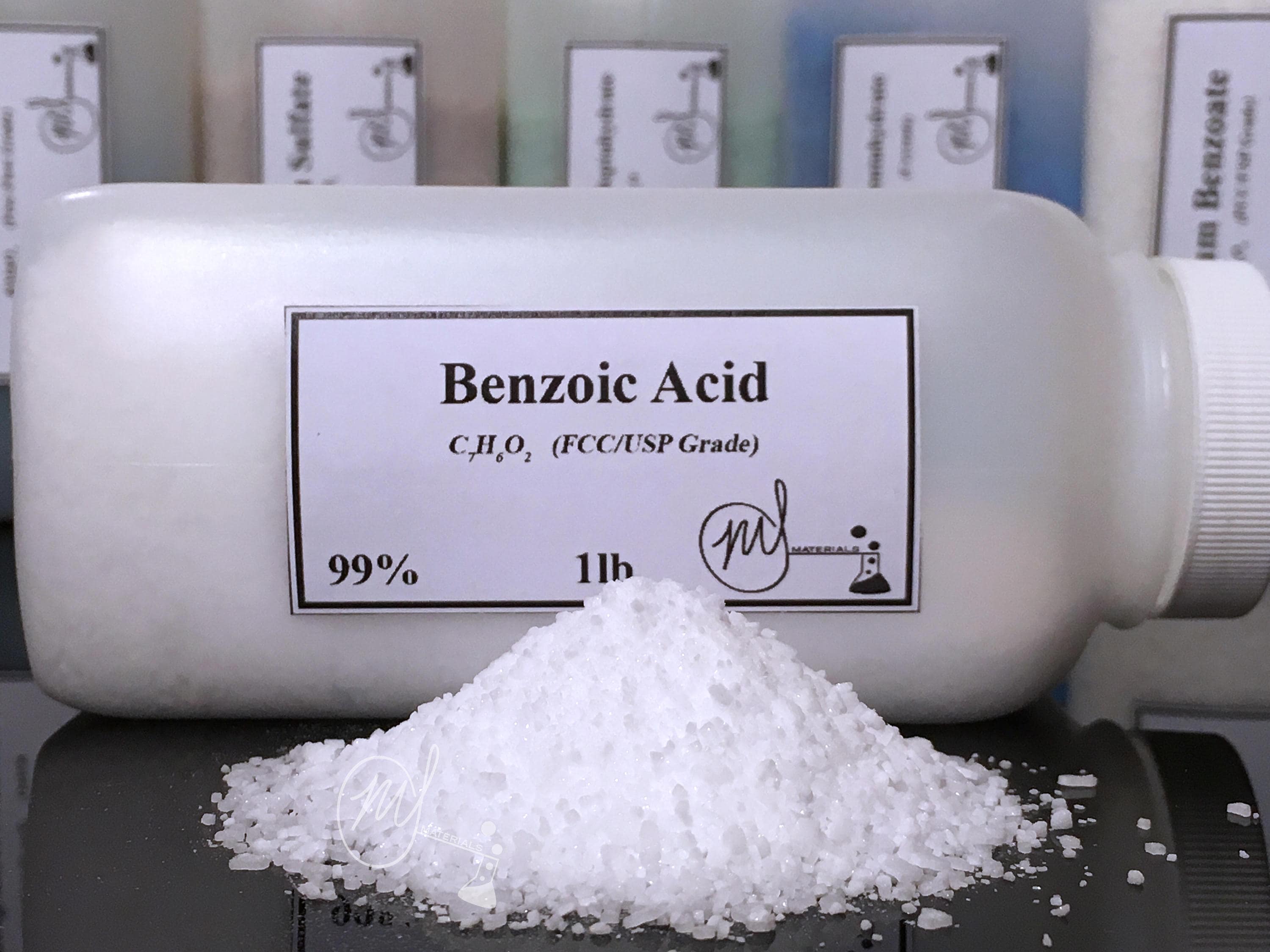 Benzoic Acid 99.5% PURE MIN. FOOD Grade 1/2 lb Bottle | Etsy
