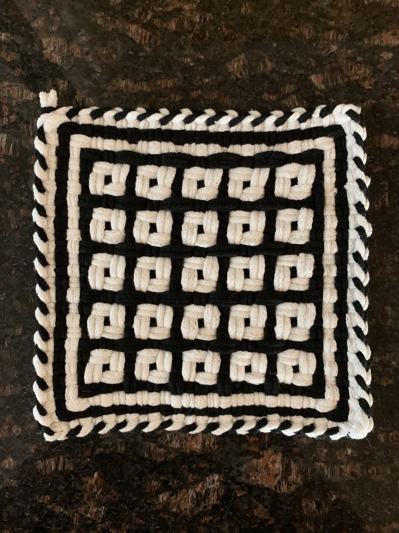 PATTERN "little Flowers" Potholder Loop Pattern for 27 X 27 (pro) Size ...