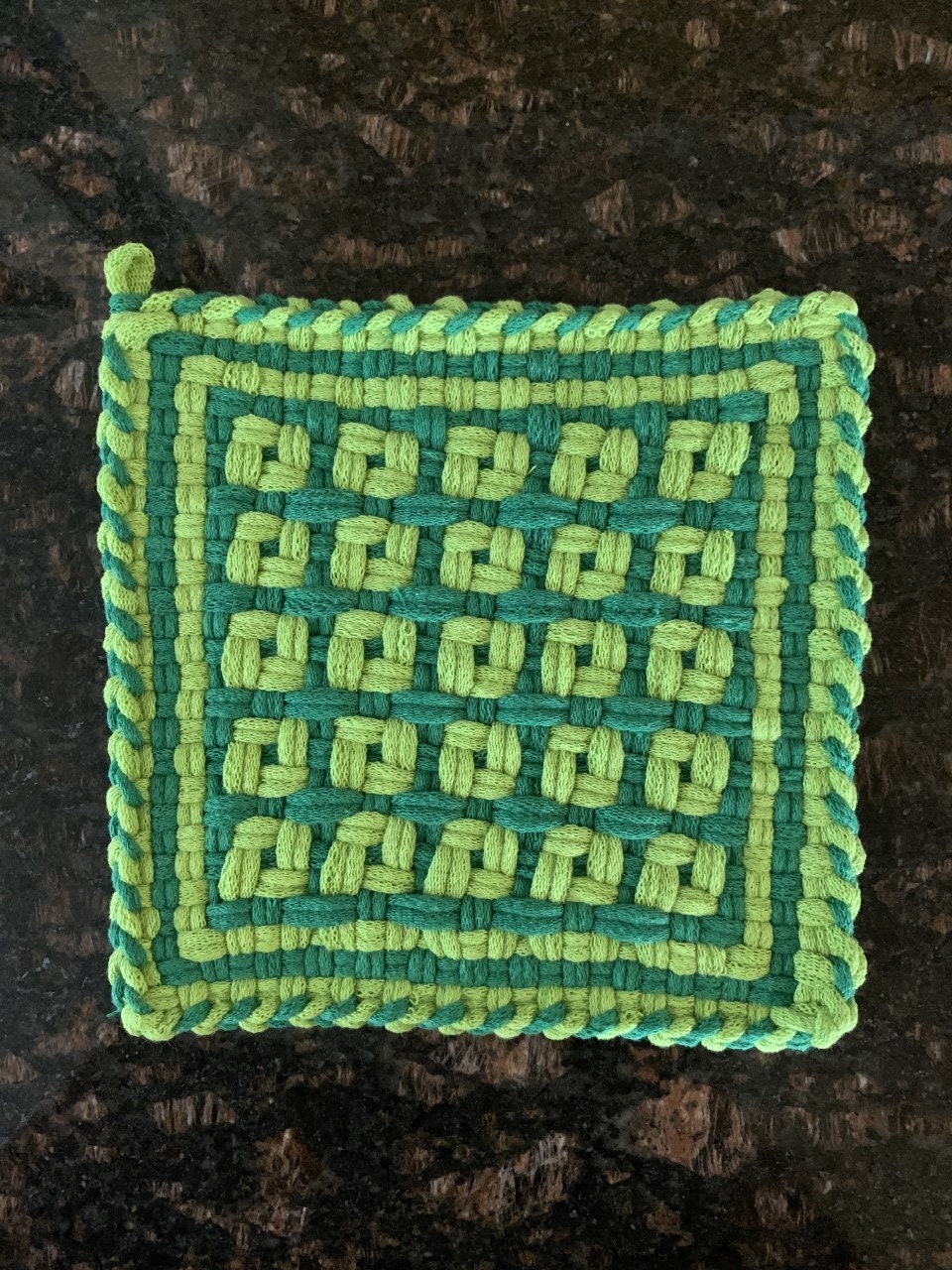 PATTERN "little Flowers" Potholder Loop Pattern for 27 X 27 (pro) Size ...