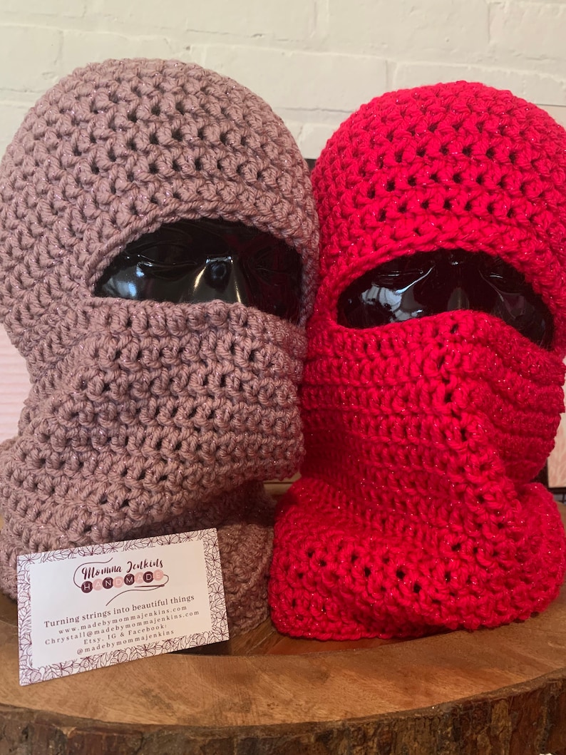 Standard Ski Mask Crochet Pattern | Etsy
