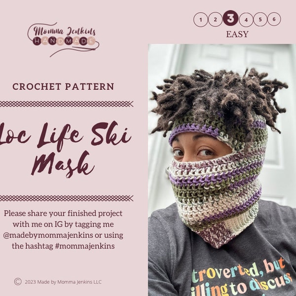 Ski Mask Pattern - Etsy