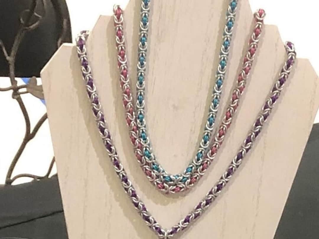 Byzantine Chainmaille Necklace - Etsy