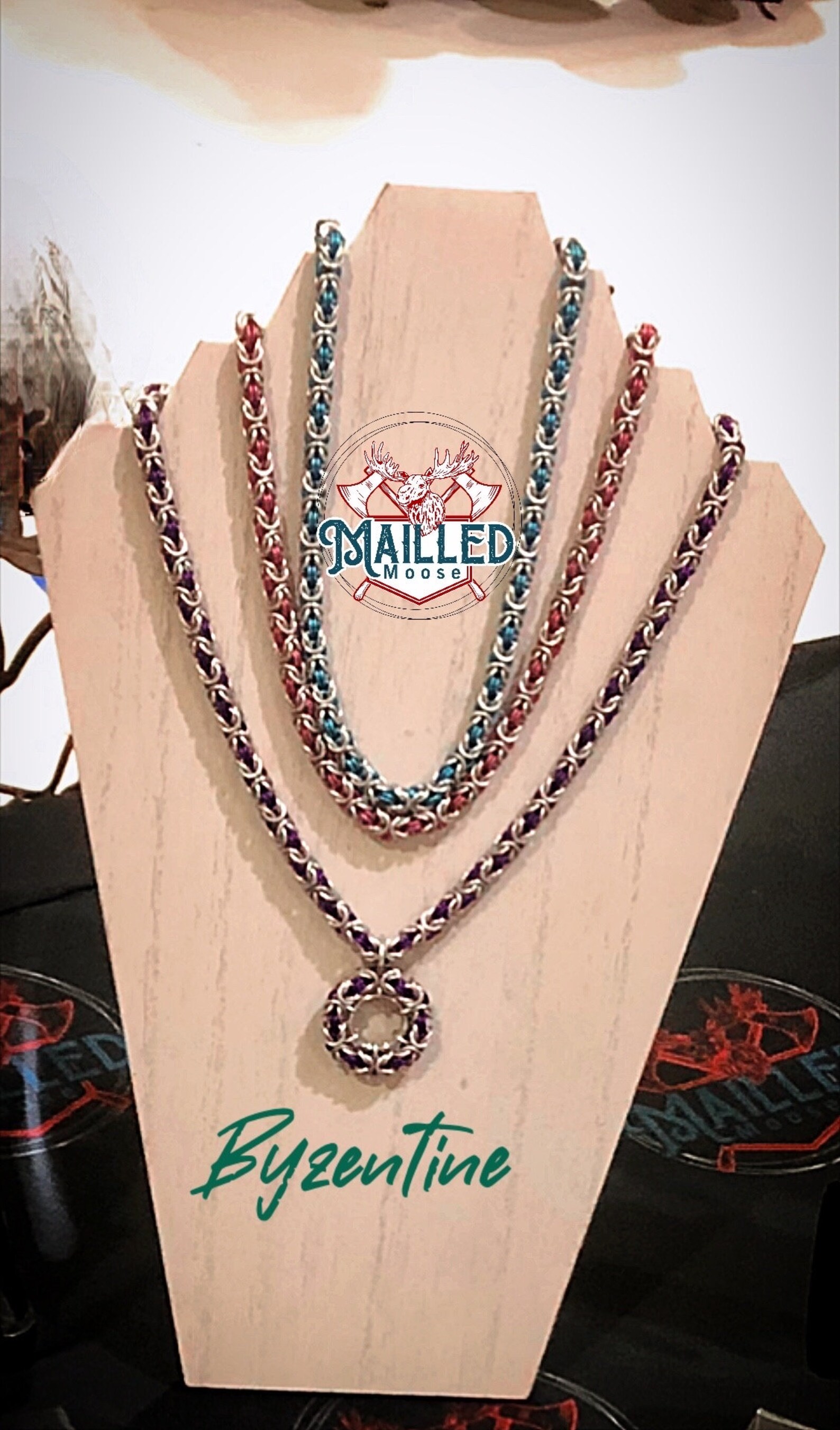 Byzantine Chainmaille Necklace - Etsy