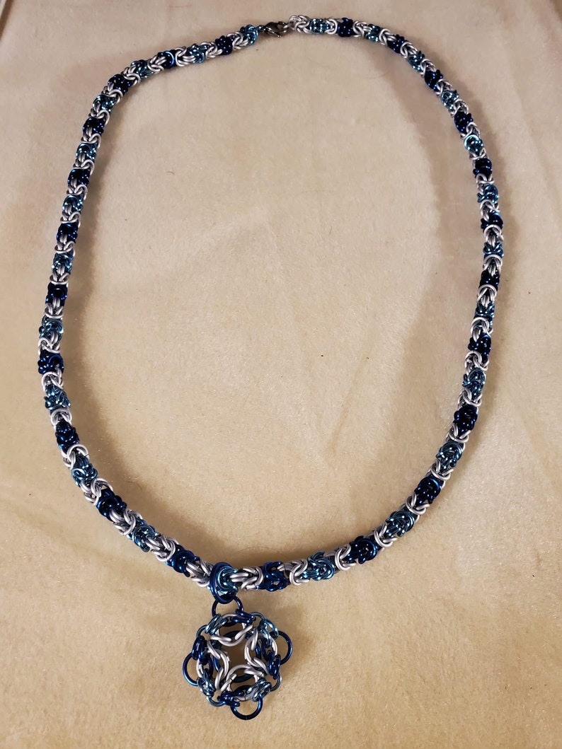 Byzantine Chainmaille Necklace - Etsy