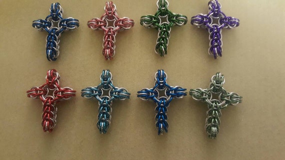 Chainmail Celtic Cross - Etsy