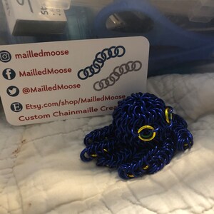 Chainmail Octopus - Small - Etsy
