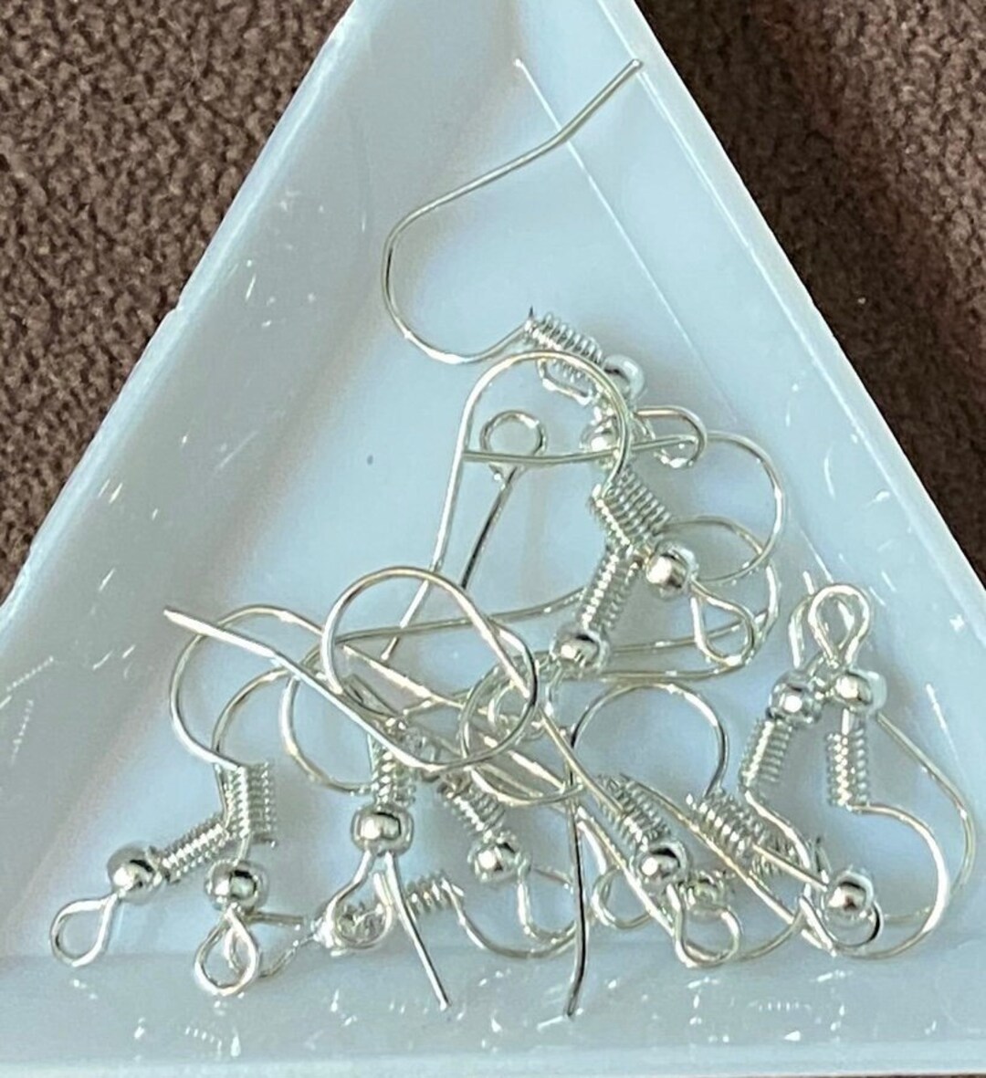 Bulk Wholesale Silver Ball Coil Fish Hook Ear Wire Nickel Lead Cadmium ...