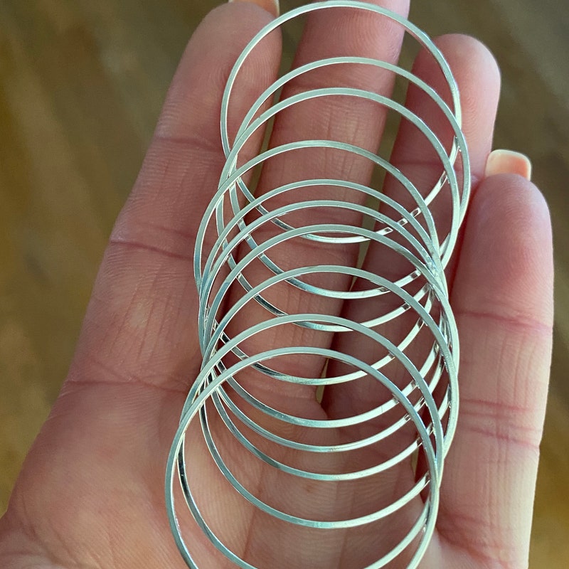 Brass Circle Connecters - Etsy
