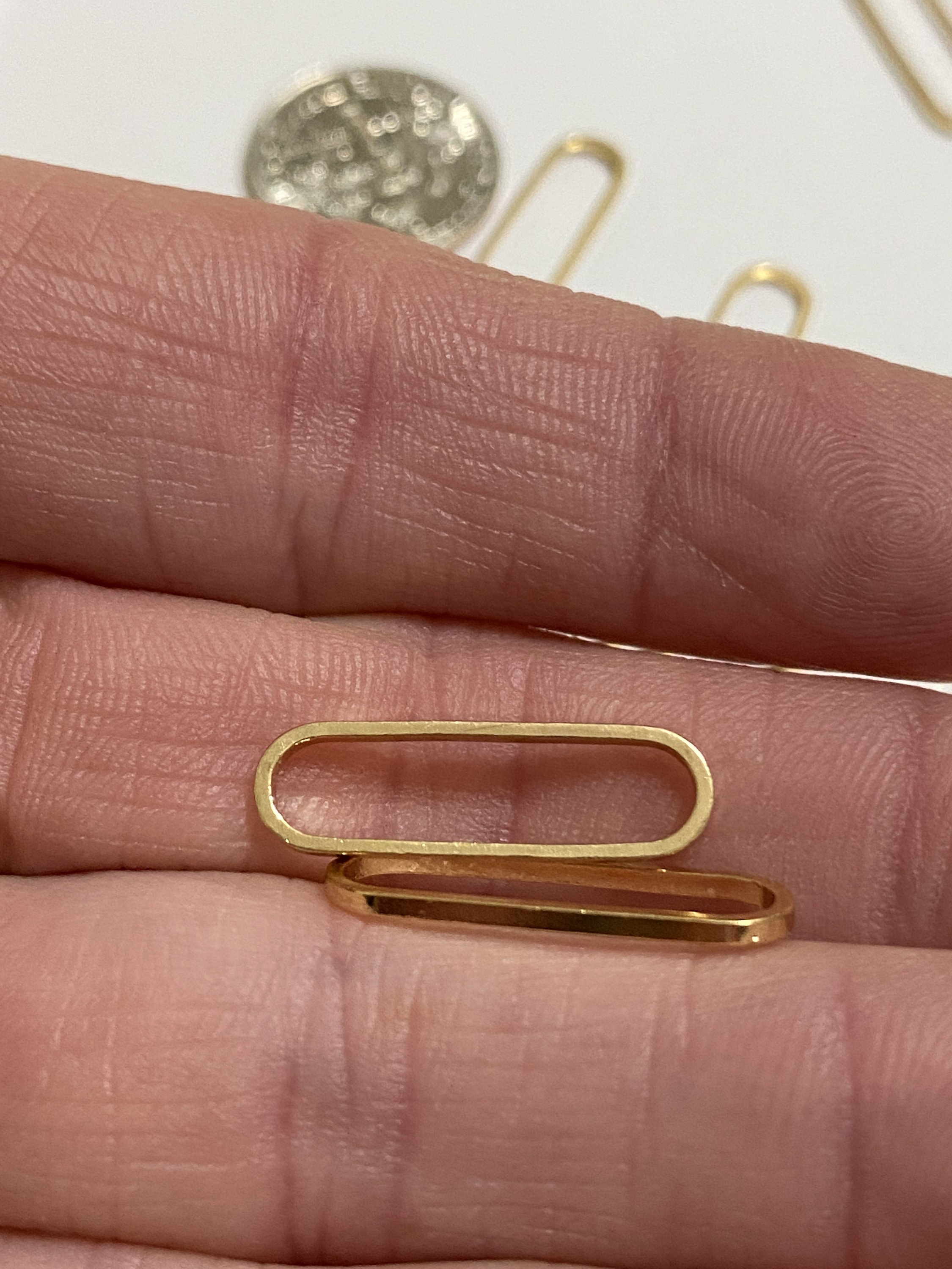 8 Oval Link Connector 18K Gold Plated 20mm X 6mm (20301) - Etsy