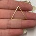 15 Gold Triangle Link Connector Pendant 24mm (21521) - Etsy