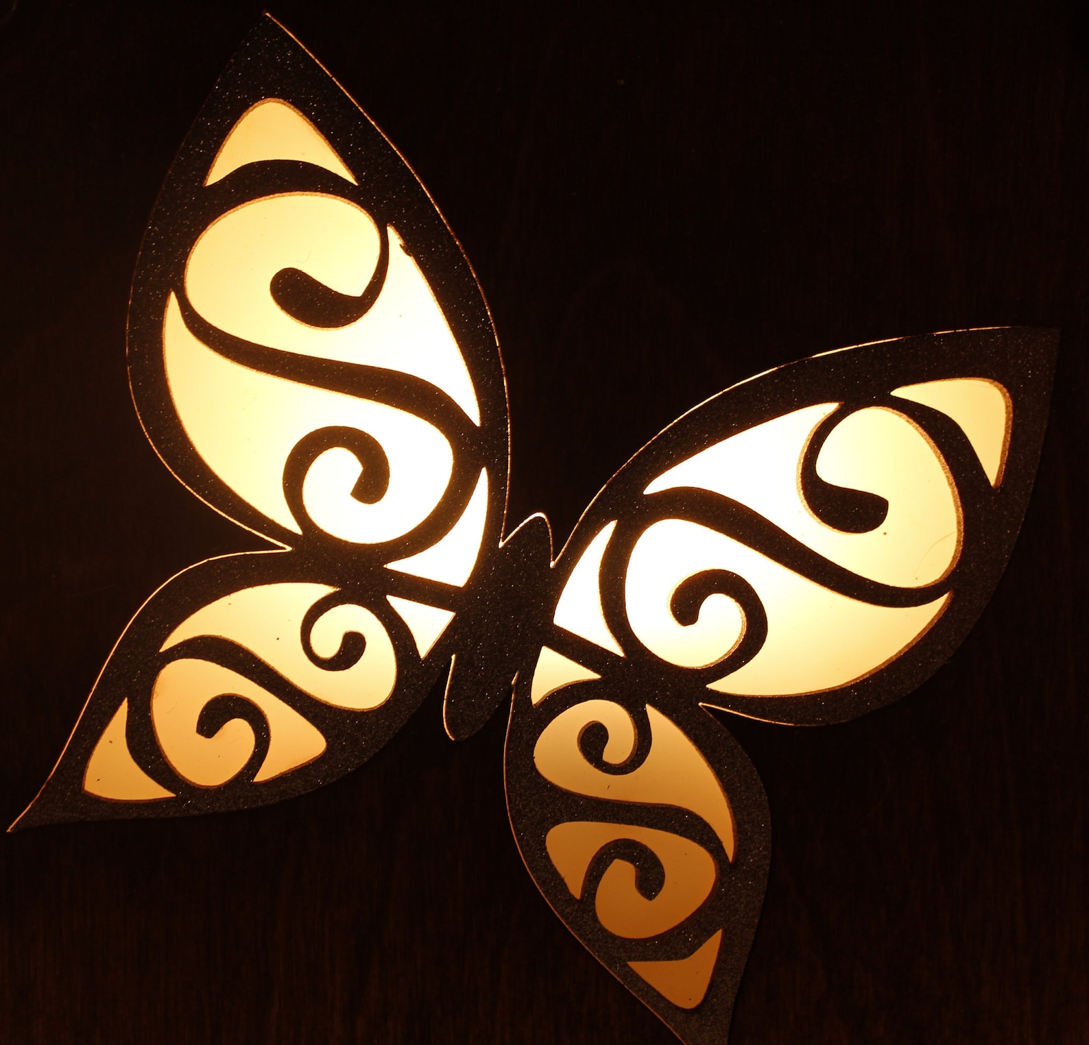 Butterfly Lamp, Butterfly Table Lamp, Wood Lamp, Table Lamp, LED Lamp ...