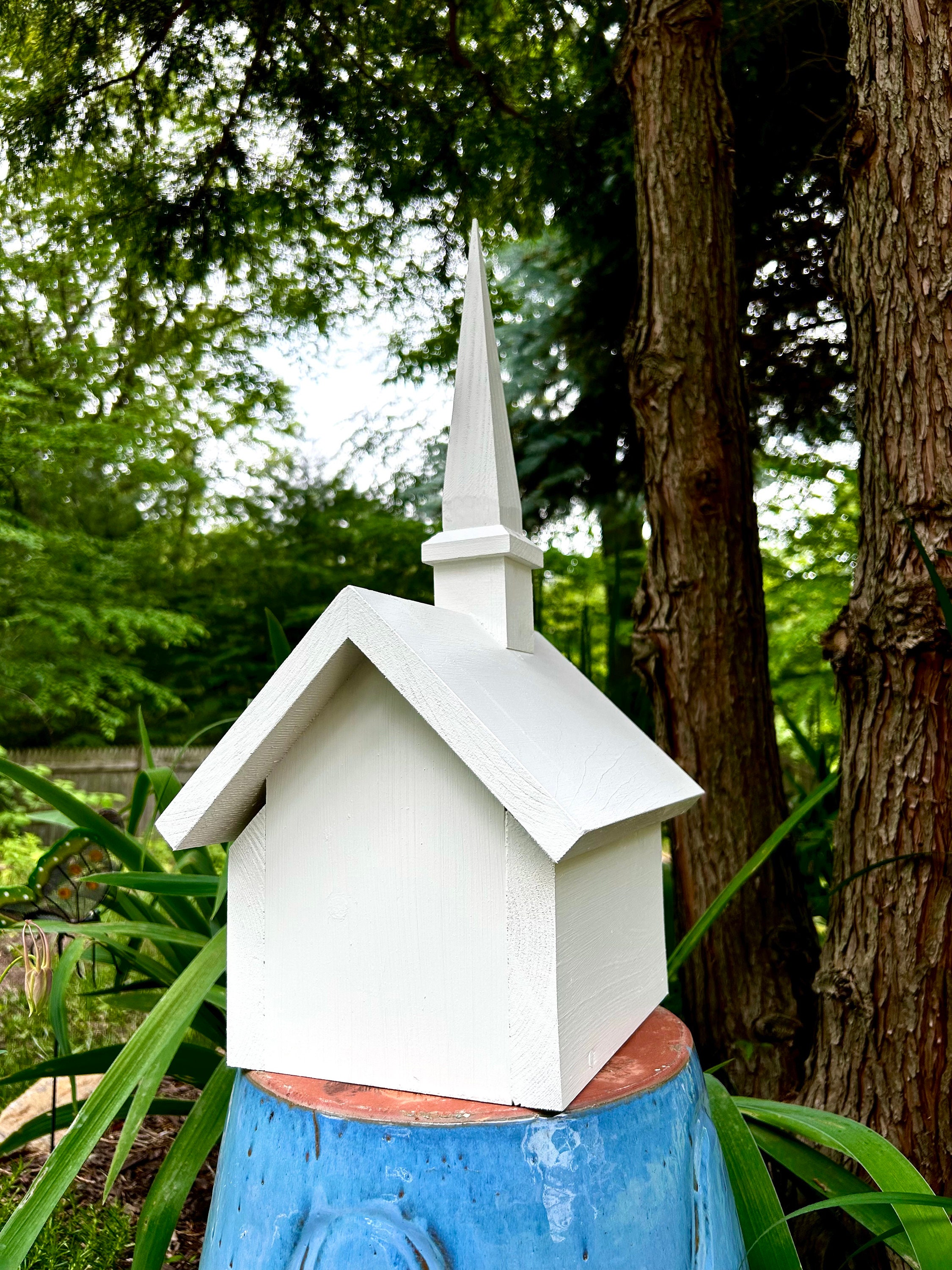 Outdoor Church Birdhouse | Garden Decor | Handmade - Etsy